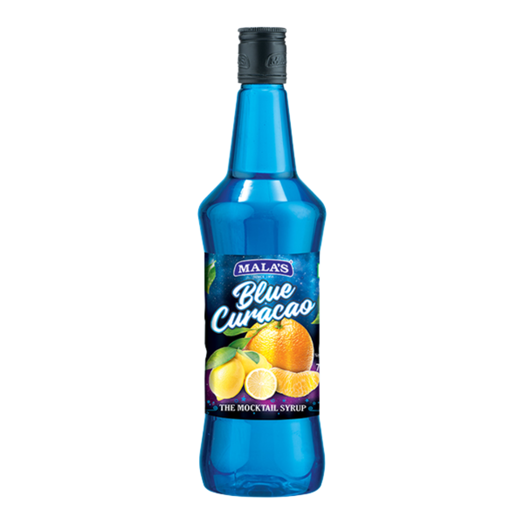 Buy Malas Blue Curacao Mocktail Syrup 750 Ml in Manikonda, Hyderabad