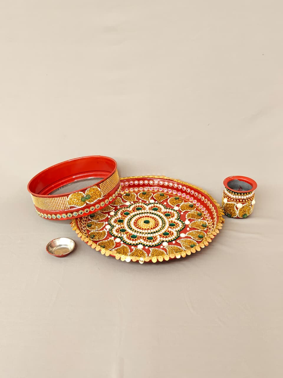 Top Karvachauth Pooja Thali Set in Begum Bazaar Chatri, Chudi Bazaar ...