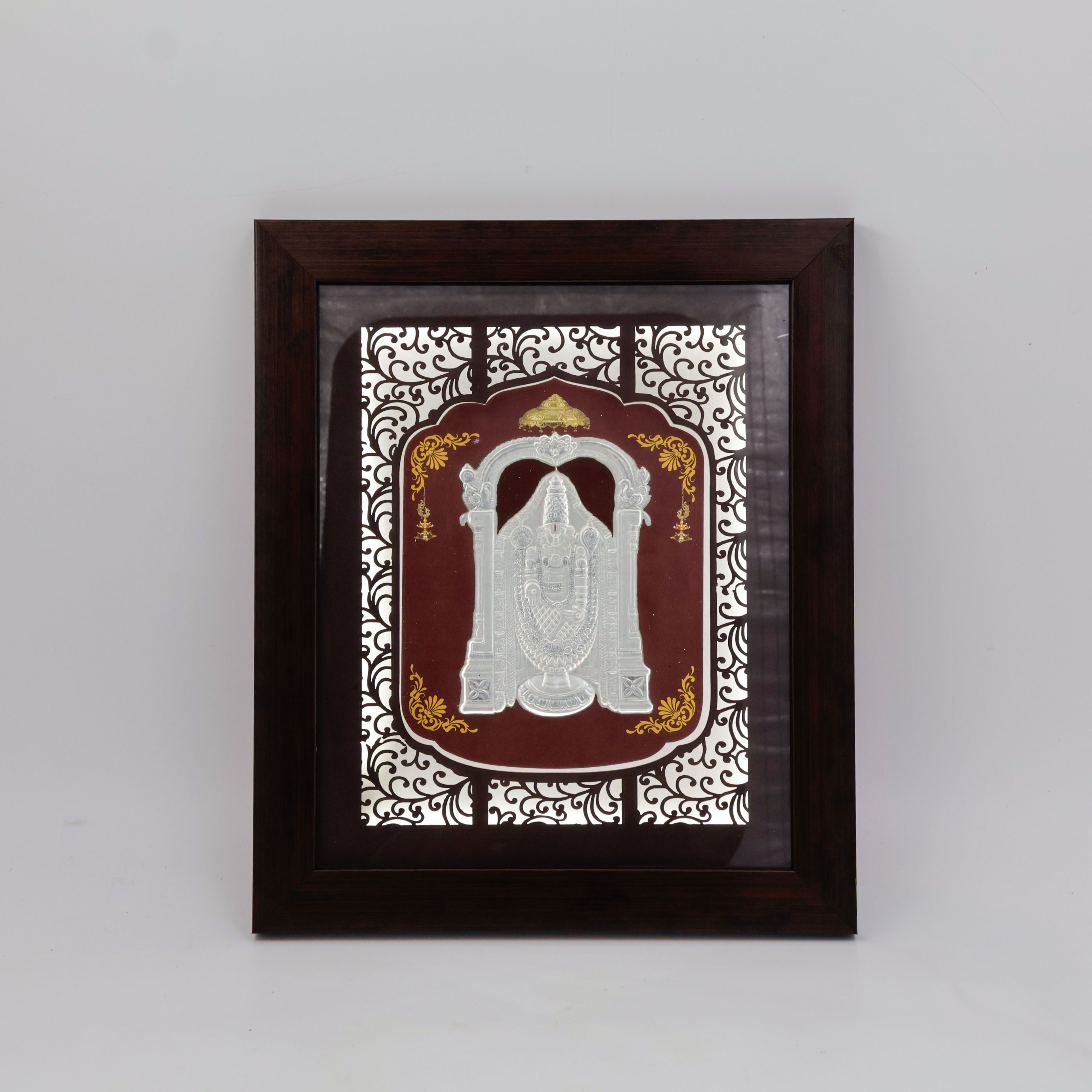 Buy Silver Tirupati Balaji Photo Frame in Secunderabad, Hyderabad