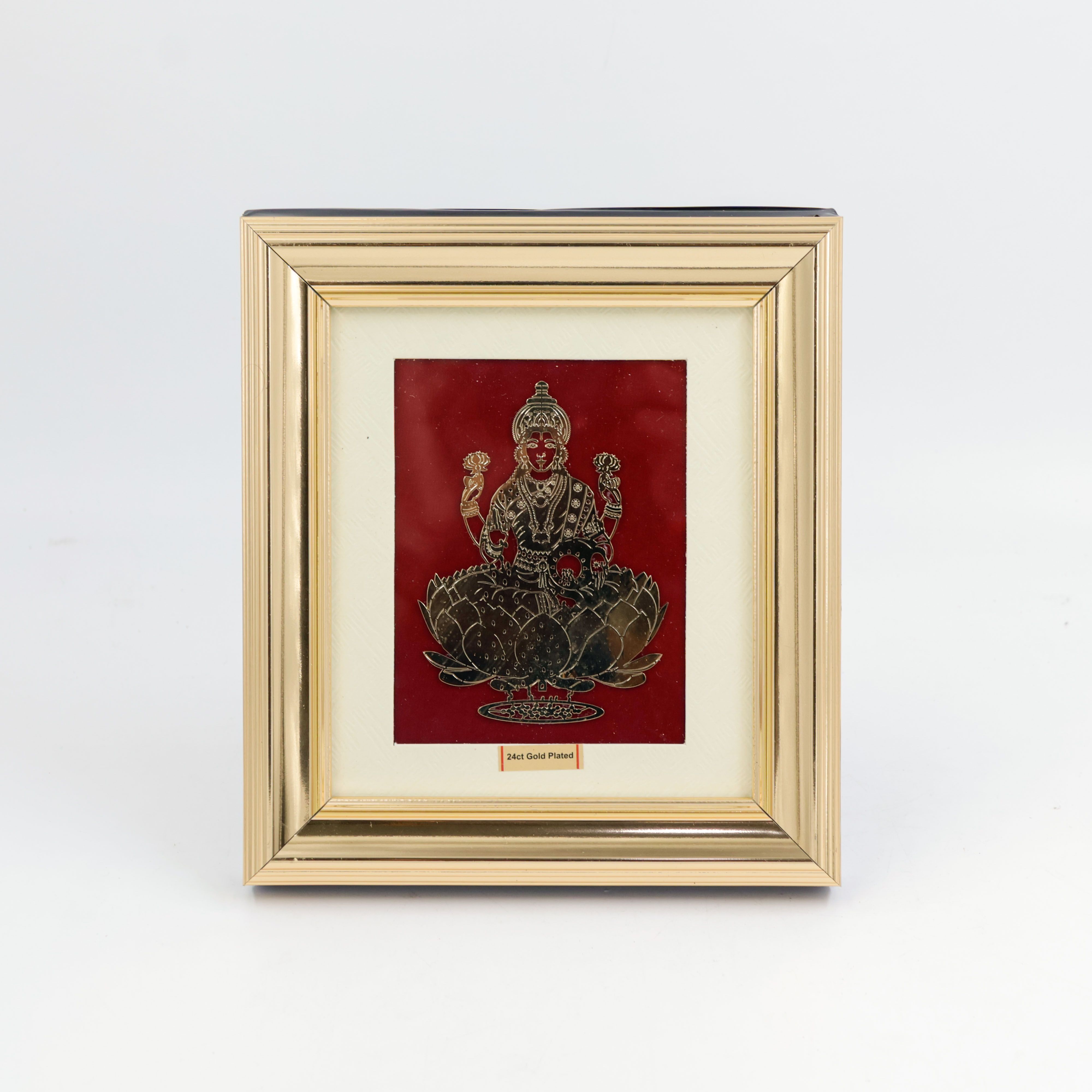 Buy Gold Plated Lakshmi Devi Small Frame in Secunderabad, Hyderabad