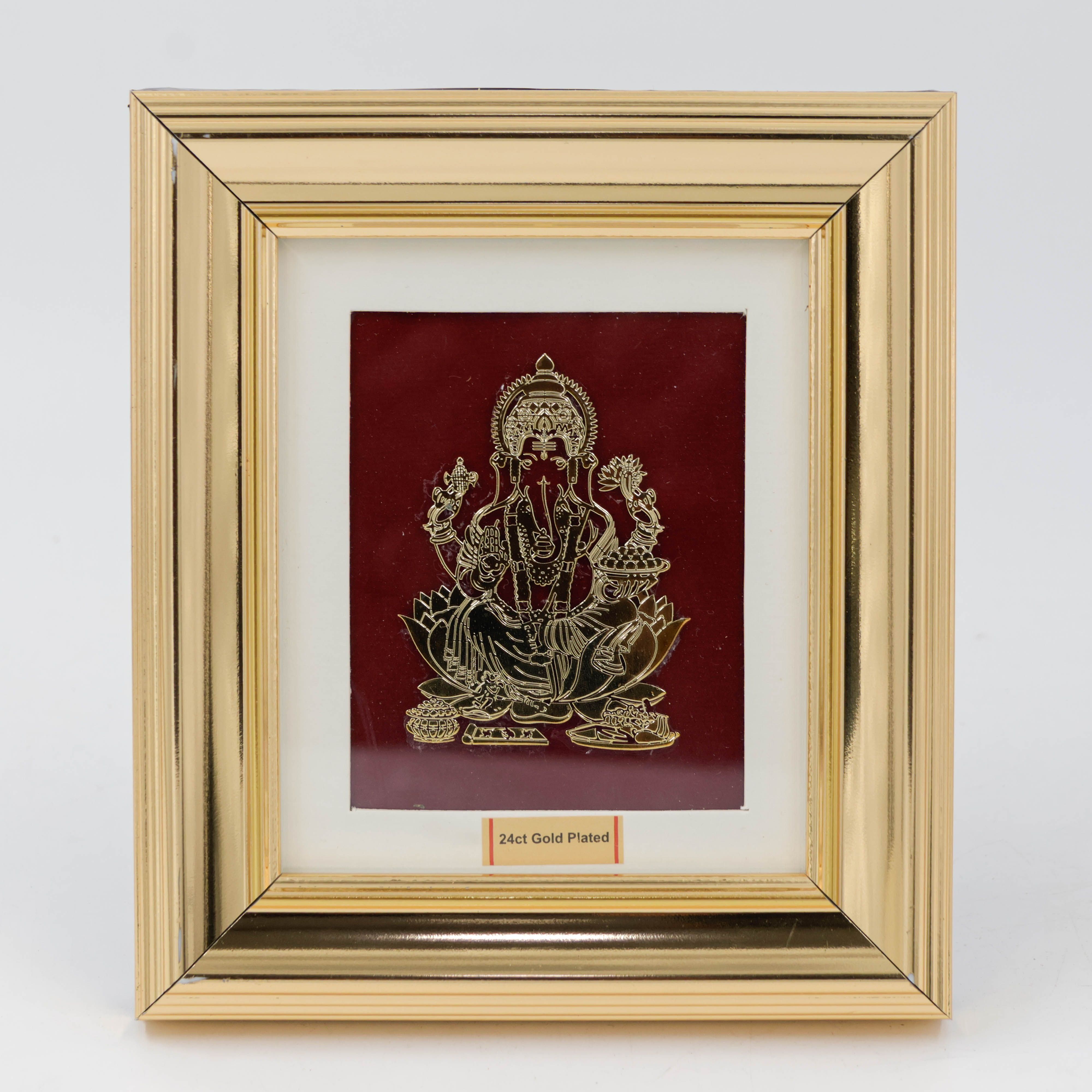 Buy Gold Plated Lakshmi Ji Frame in Secunderabad, Hyderabad