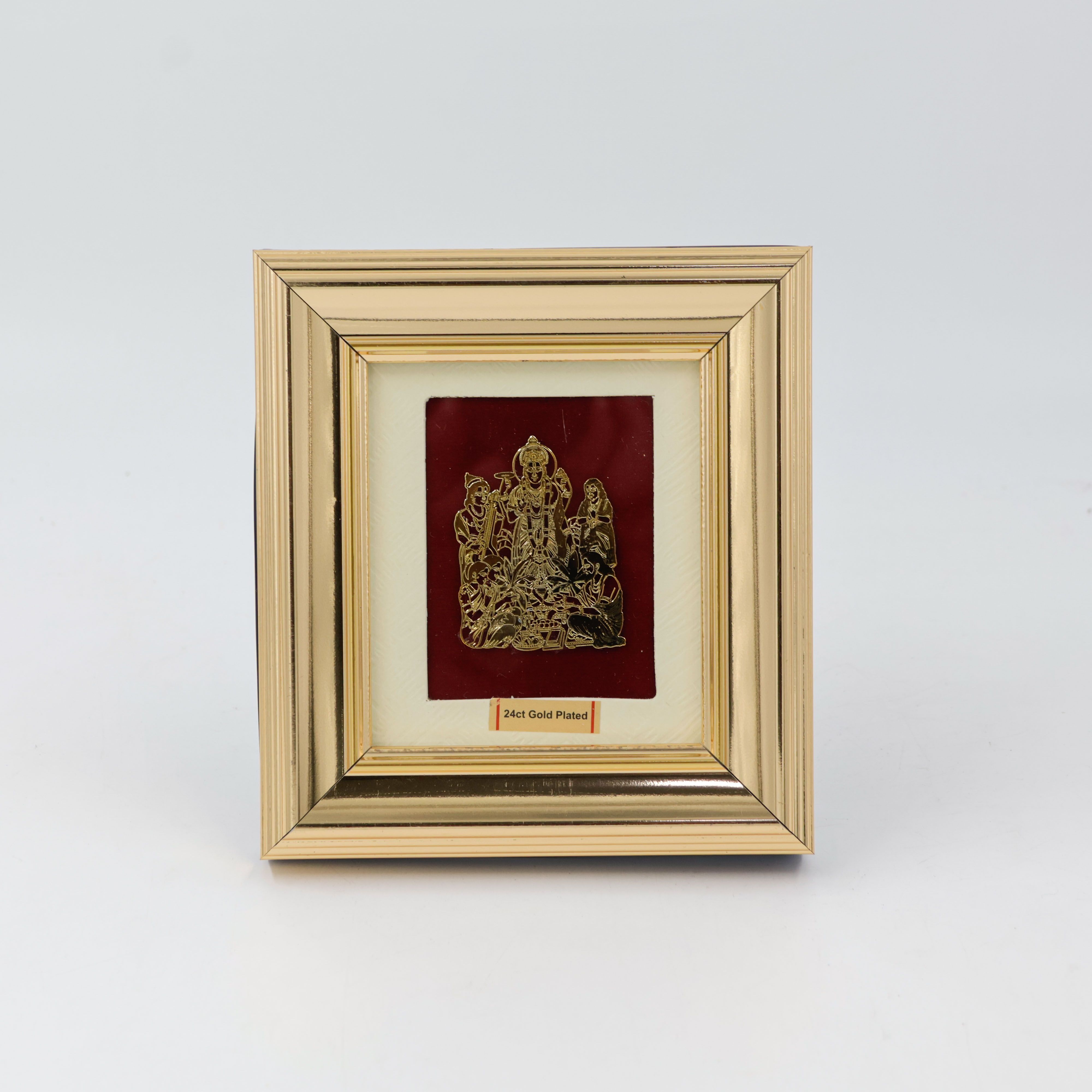 Buy Gold Plated Lakshmi Mata Mini Photo Frame in Secunderabad, Hyderabad