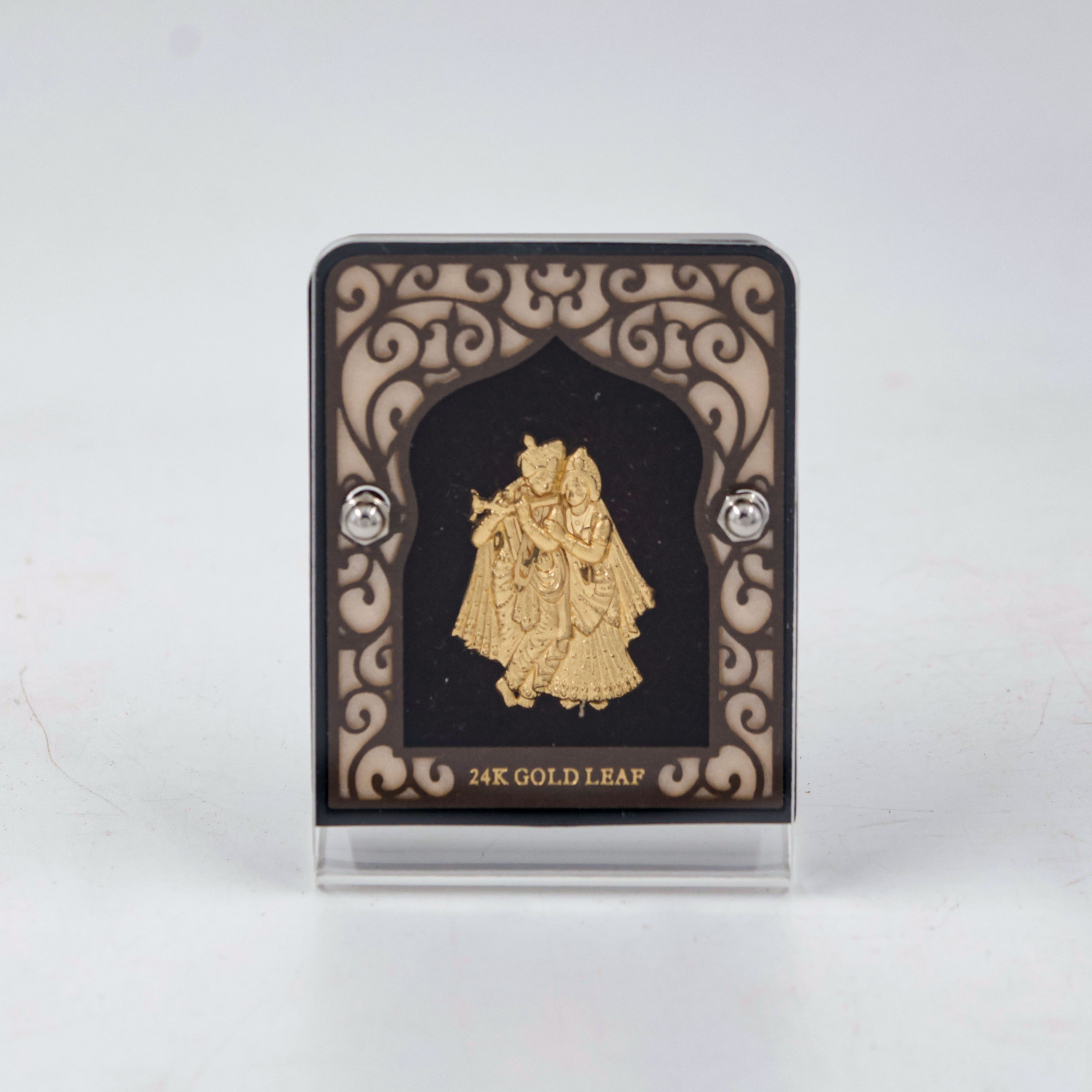 Buy Gold Plated Lakshmi Idol With Floral Design in Secunderabad, Hyderabad