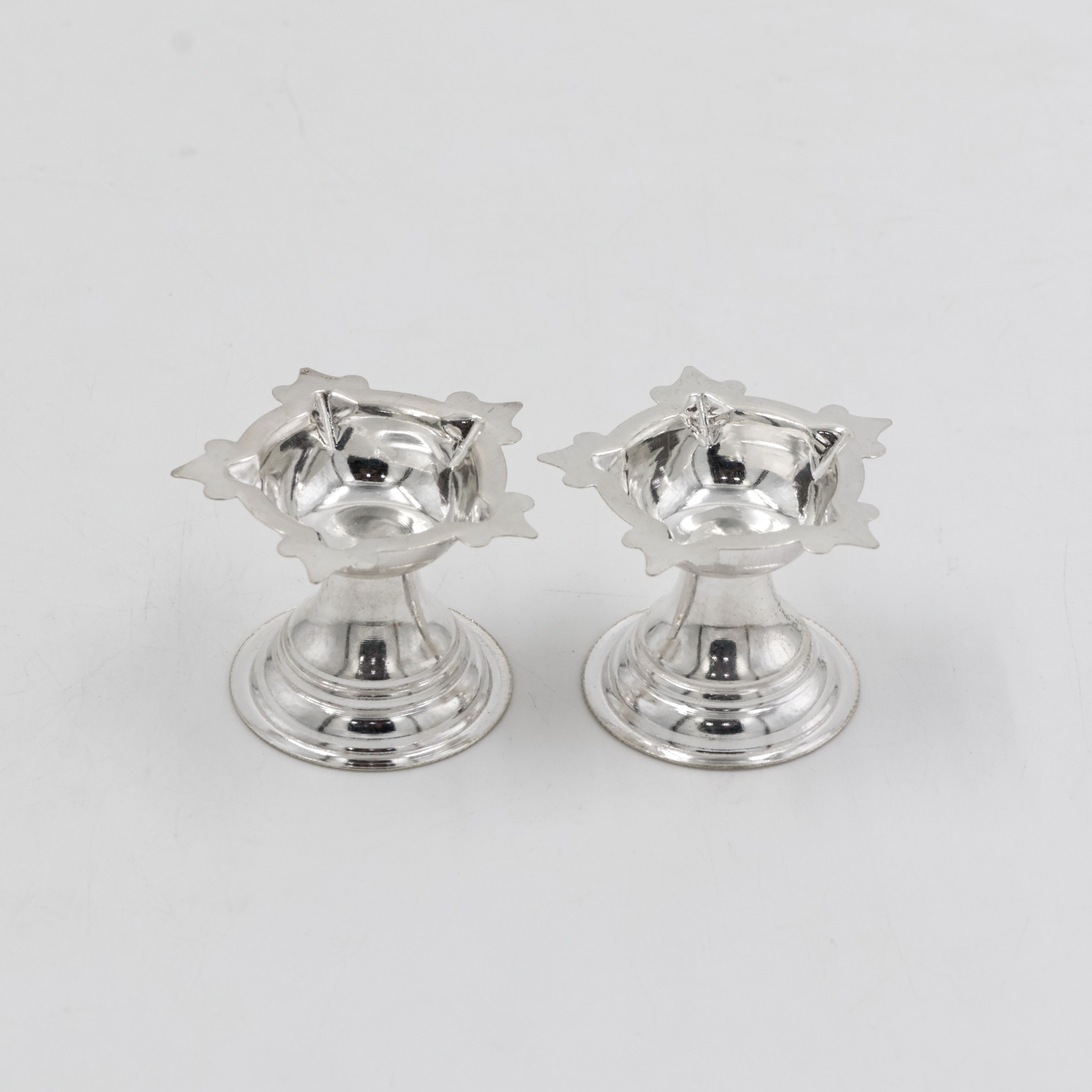 Buy Small Size Silver Deepam For Aarti And Pooja in Secunderabad, Hyderabad