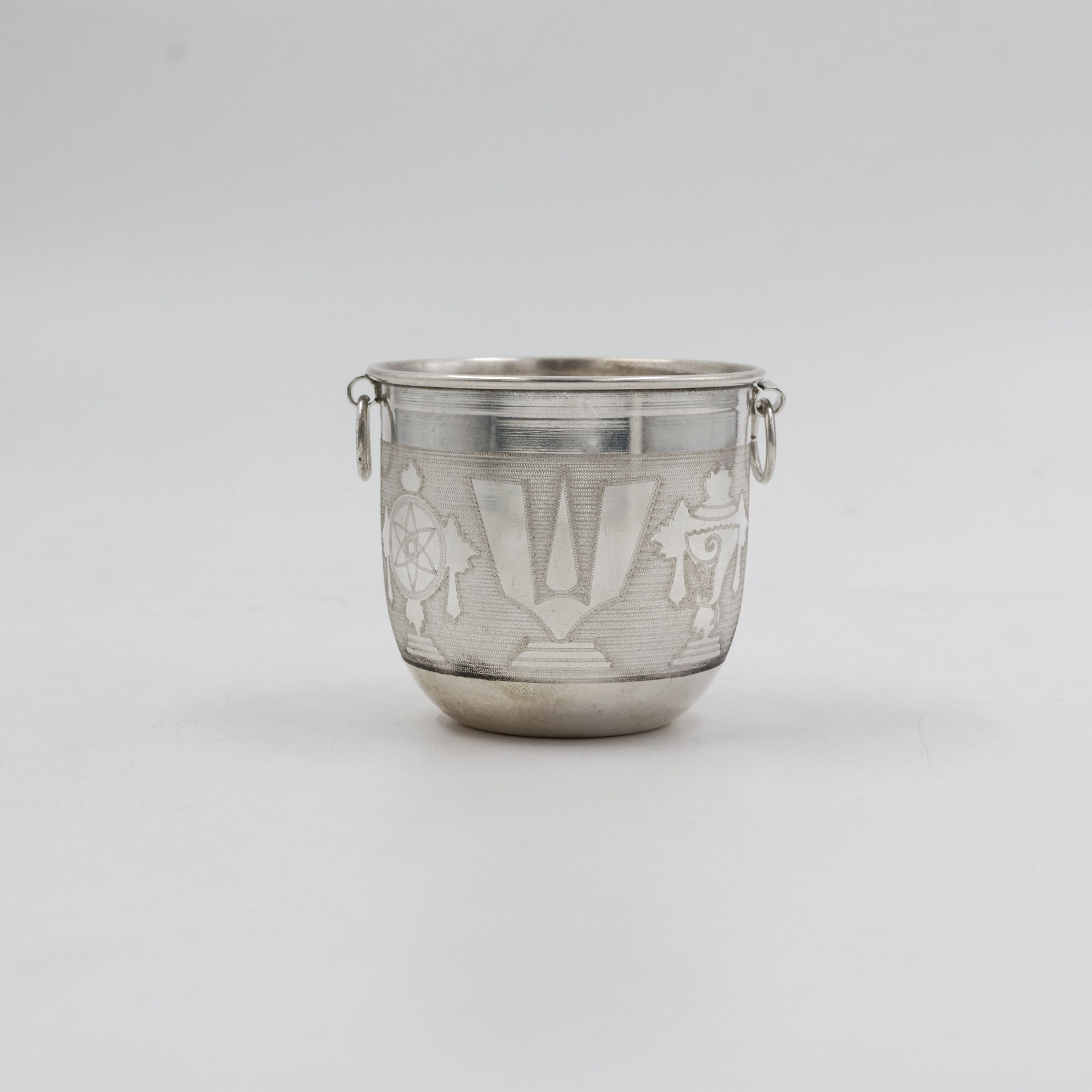 Order Silver Gangalam With Shanku Chakra Namam Design online in Hyderabad