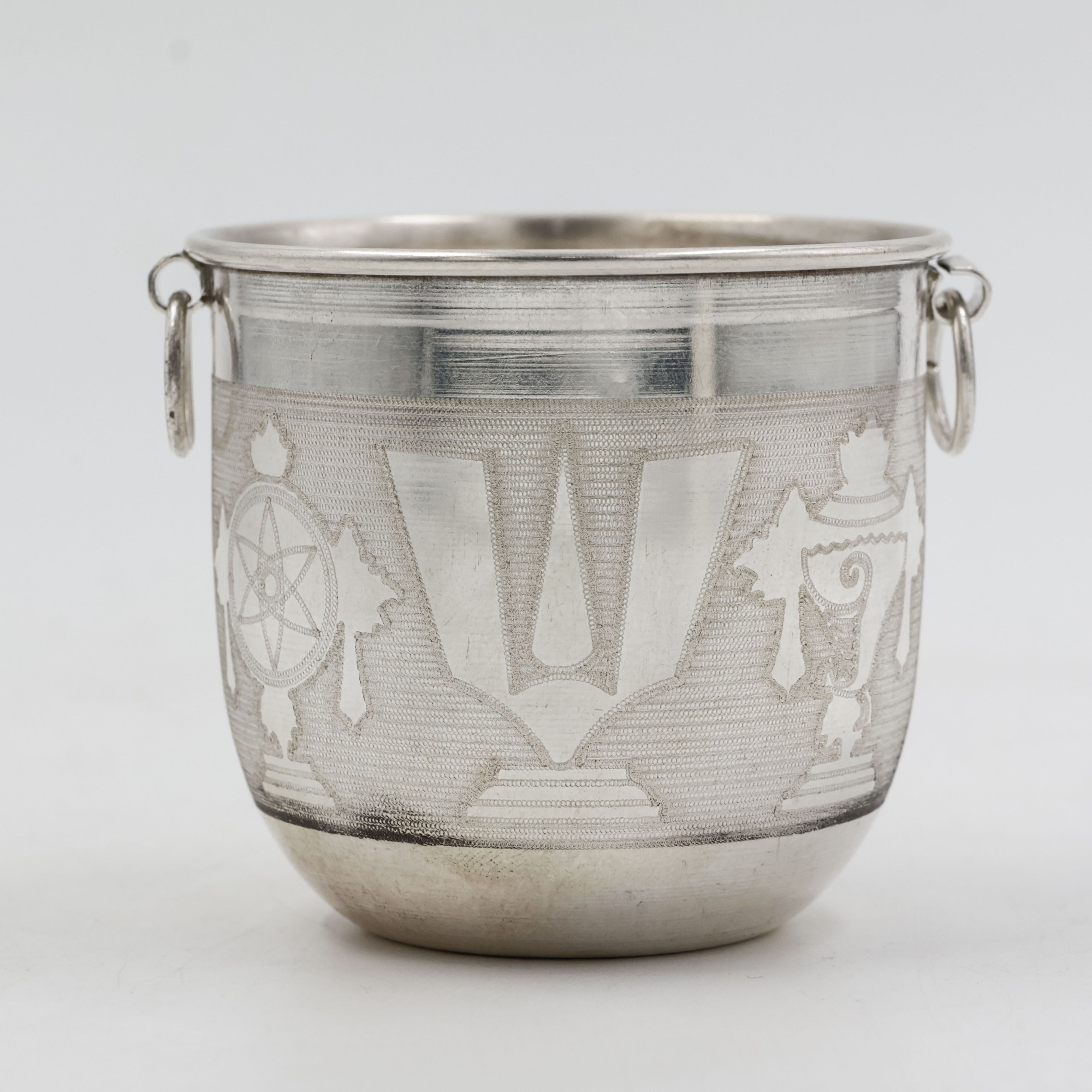 Order Silver Gangalam With Shanku Chakra Namam Design online in Hyderabad