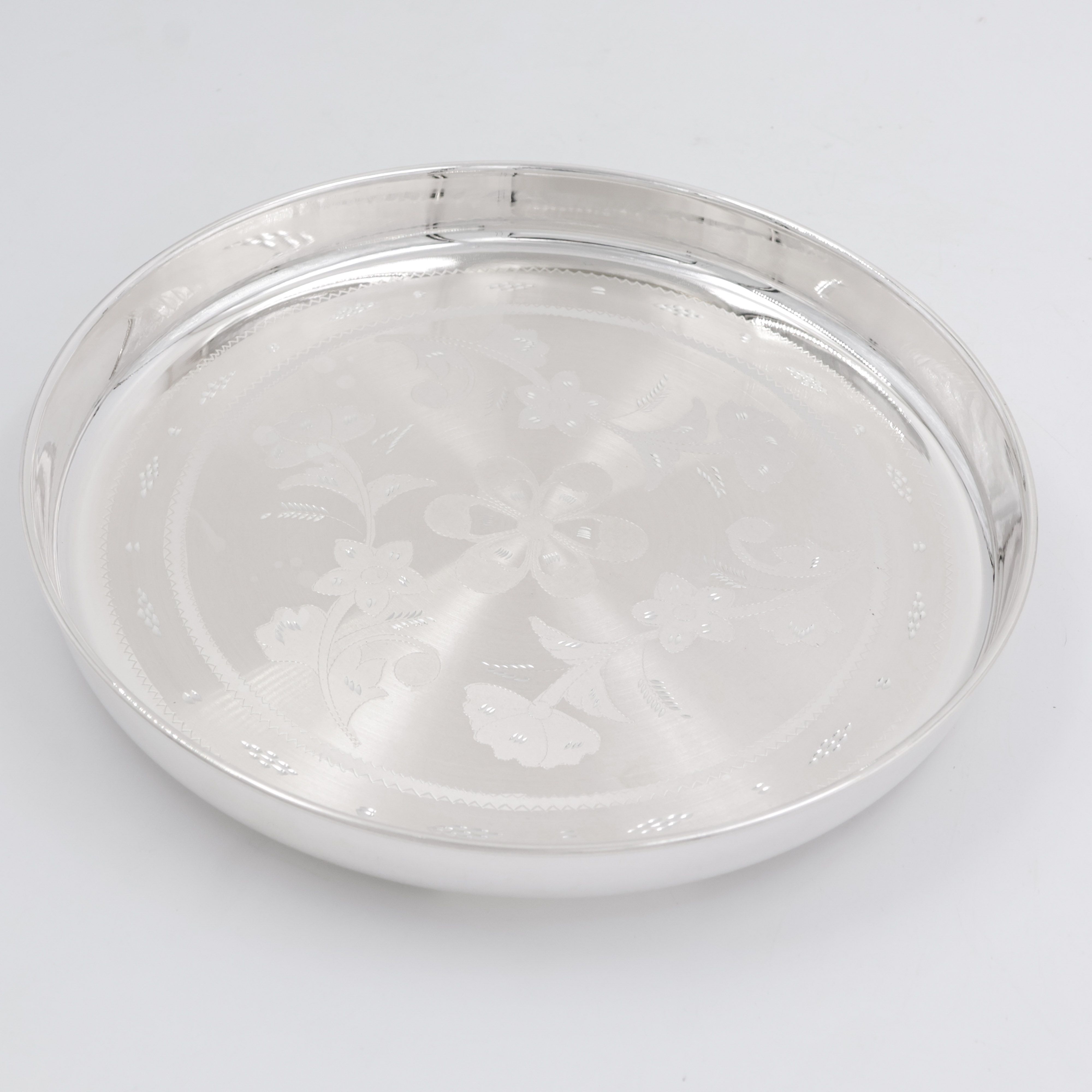 Buy Pure Silver Designer Plate in Secunderabad, Hyderabad