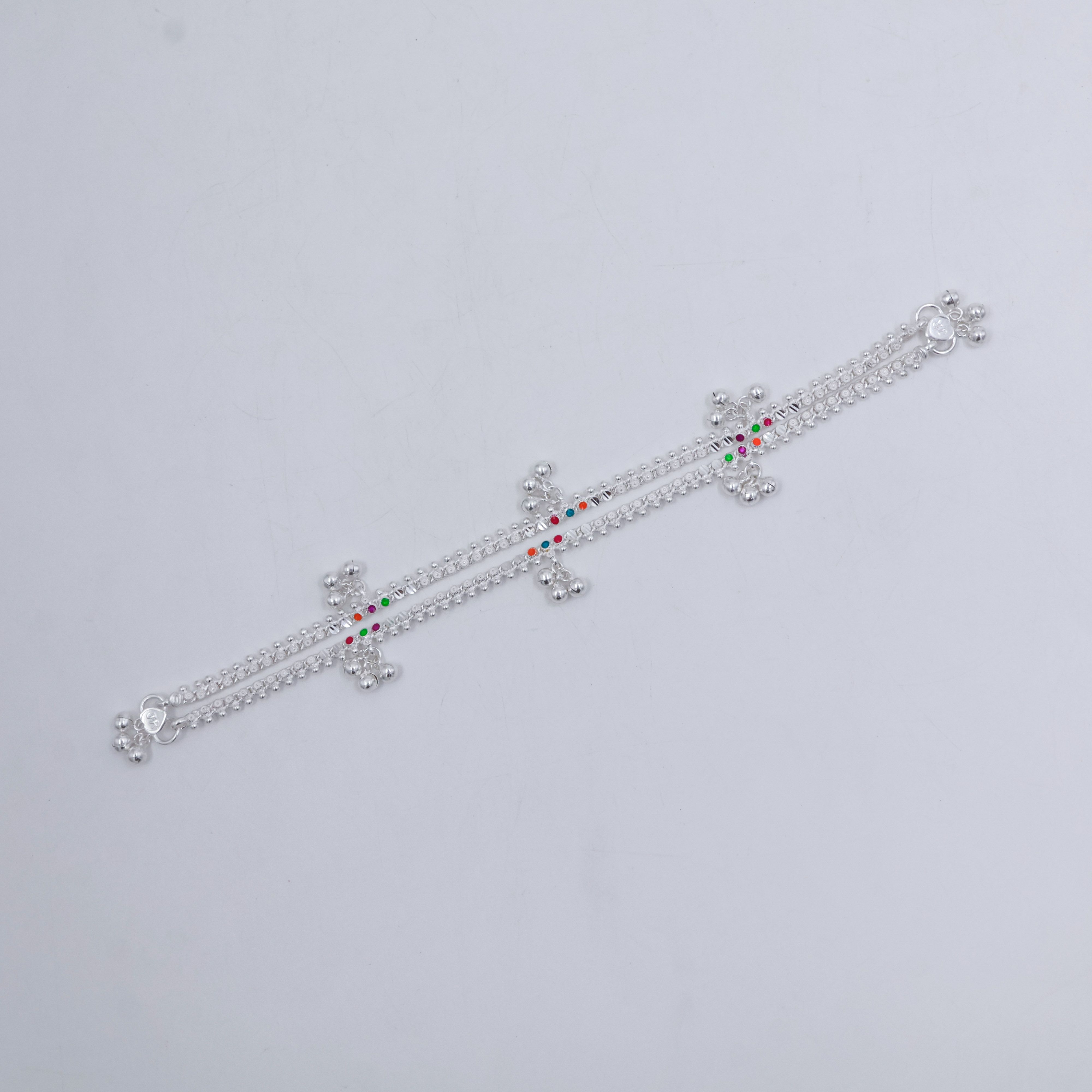 Order Silver Fancy Chain Style Pajeb online in Hyderabad