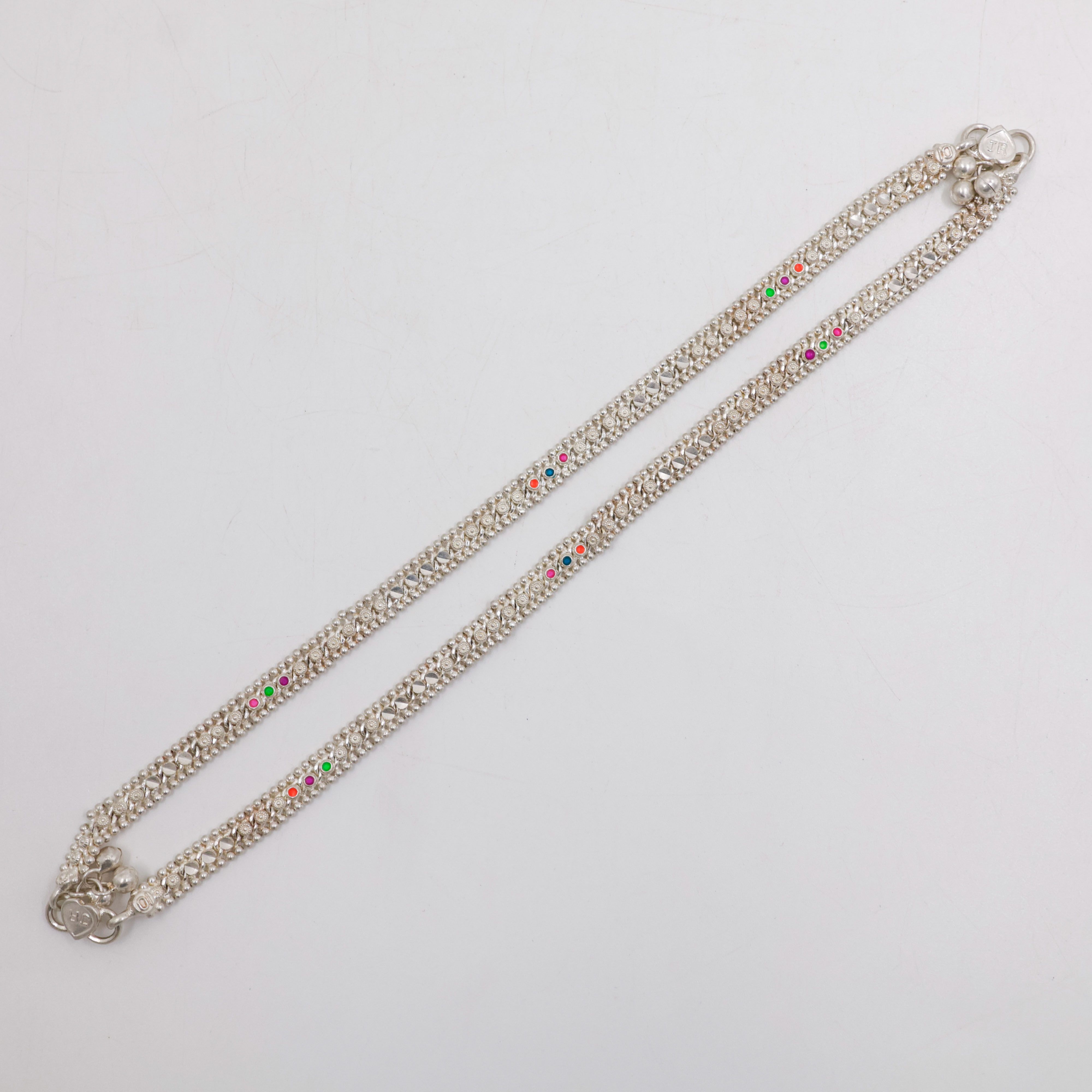 Order Silver Oxidised Antique Pajeb Design online in Hyderabad