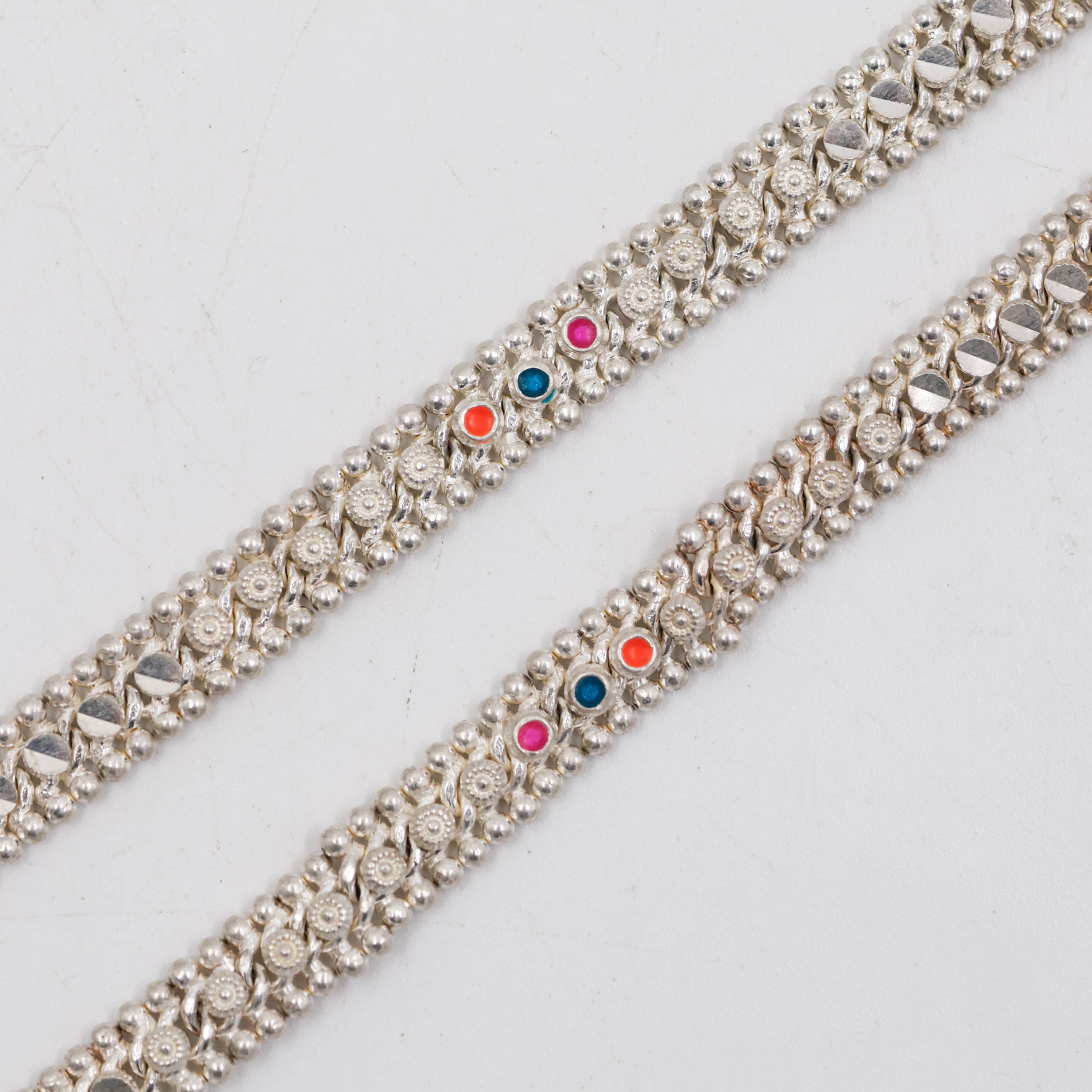 Order Silver Oxidised Antique Pajeb Design online in Hyderabad