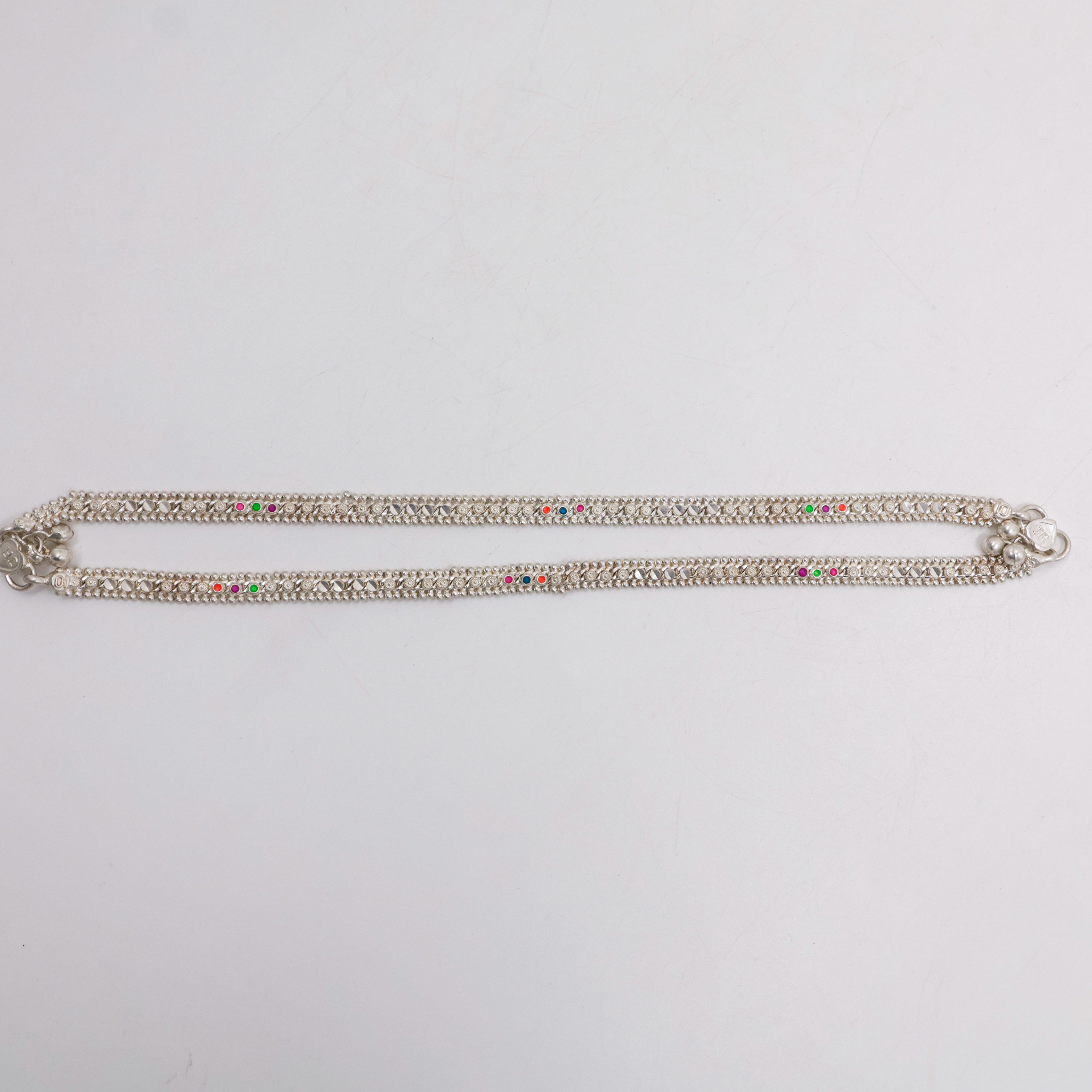 Order Silver Oxidised Antique Pajeb Design online in Hyderabad
