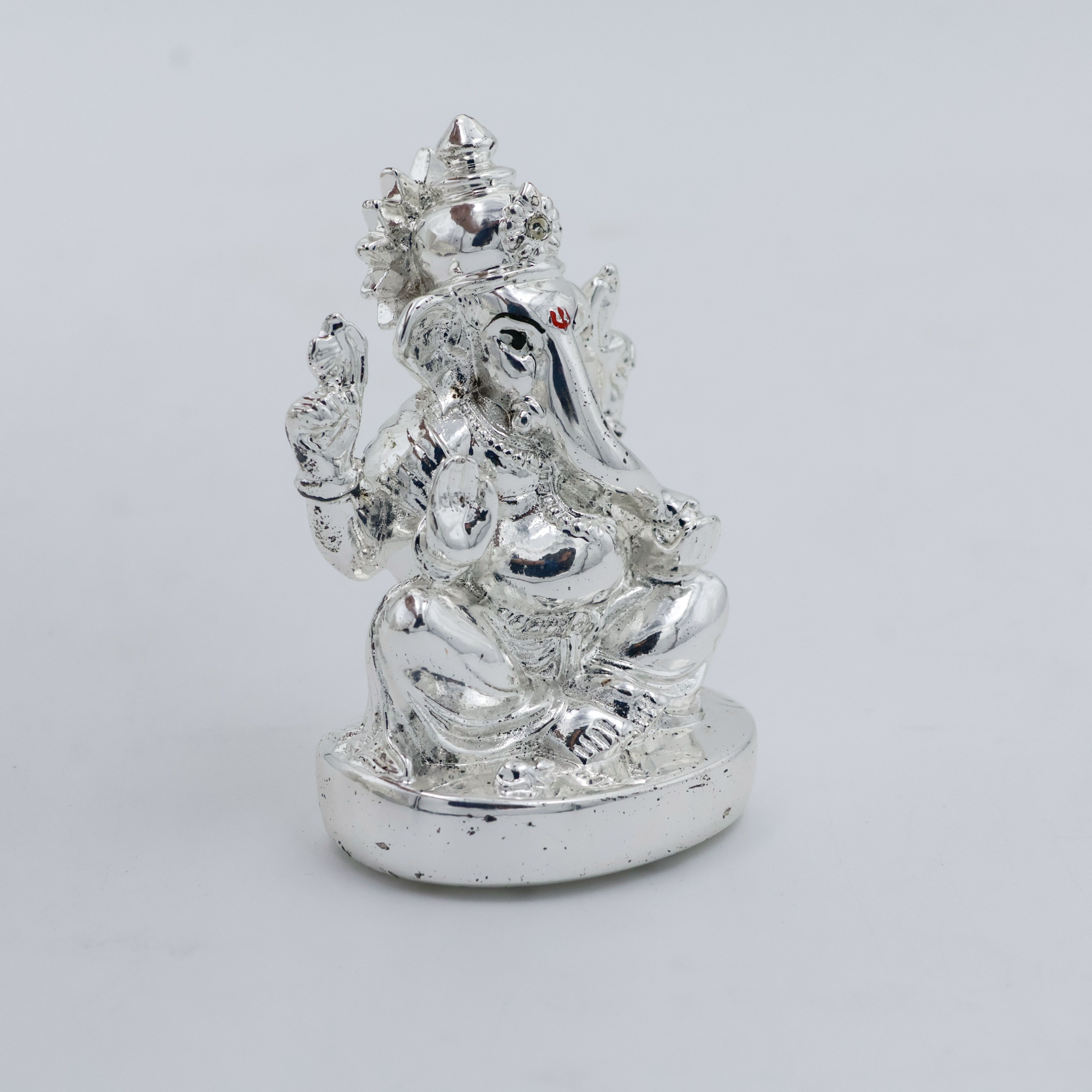 Buy Silver Coated Ganesh Ji For Pooja in Secunderabad, Hyderabad