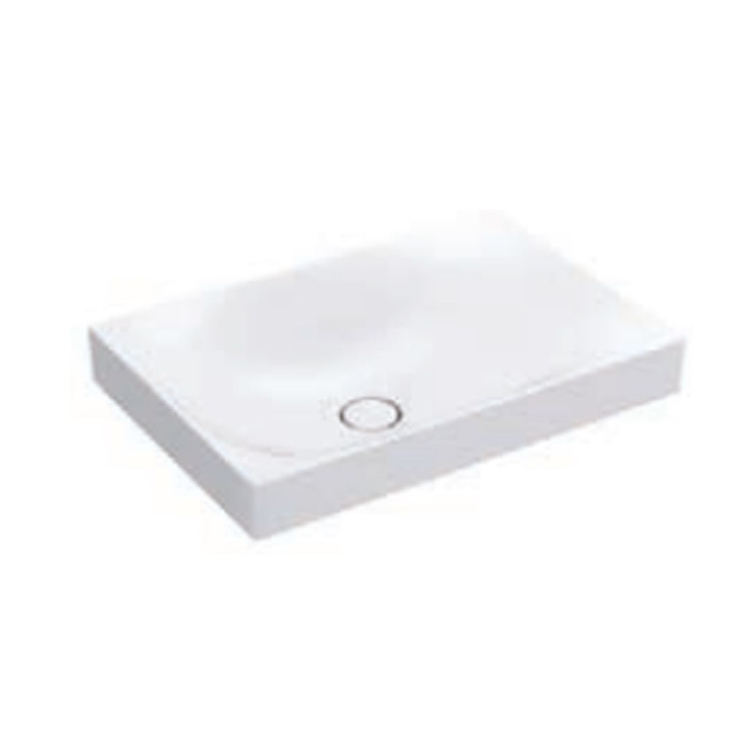Buy Kohler Brink 600mm Rectangle Vessel Wash Basin White in Koti, Hyderabad